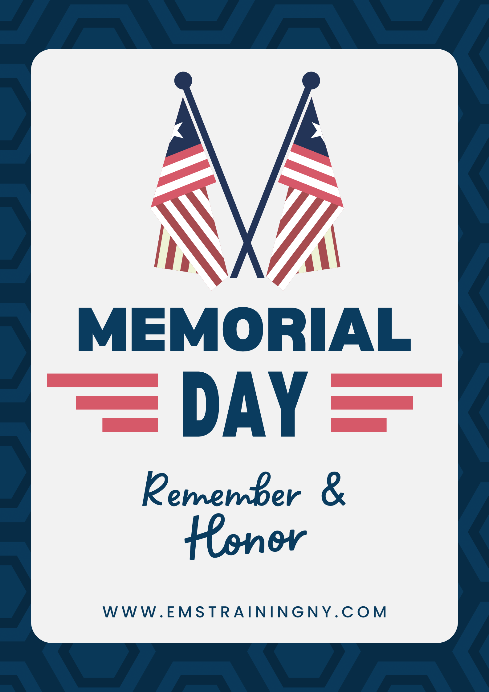 Memorial Day Message – EMS Training, LLC | American Heart Association ...